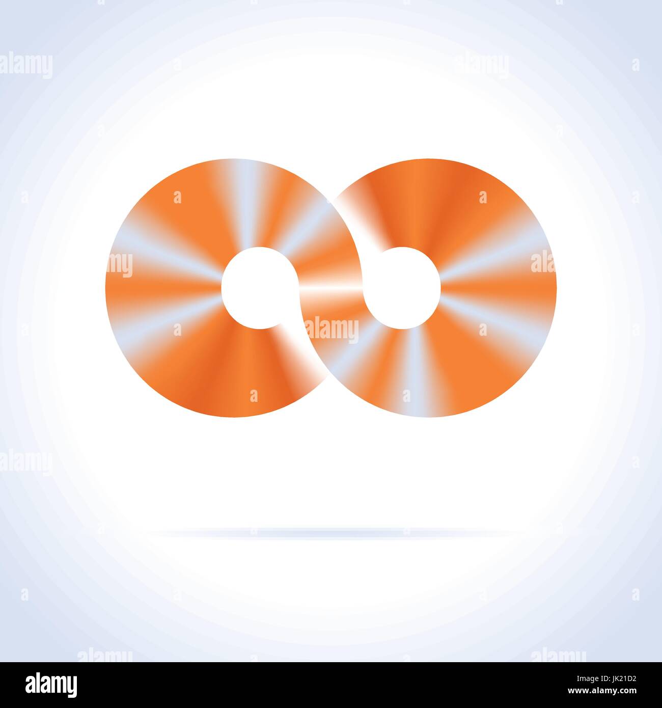 abstract vector logo design template. Disco symbol icon Stock Vector ...