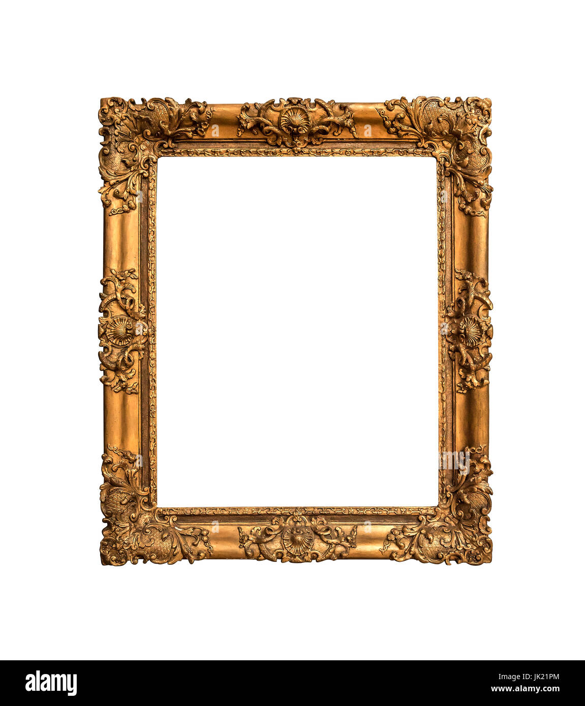 Antique golden frame Stock Photo - Alamy