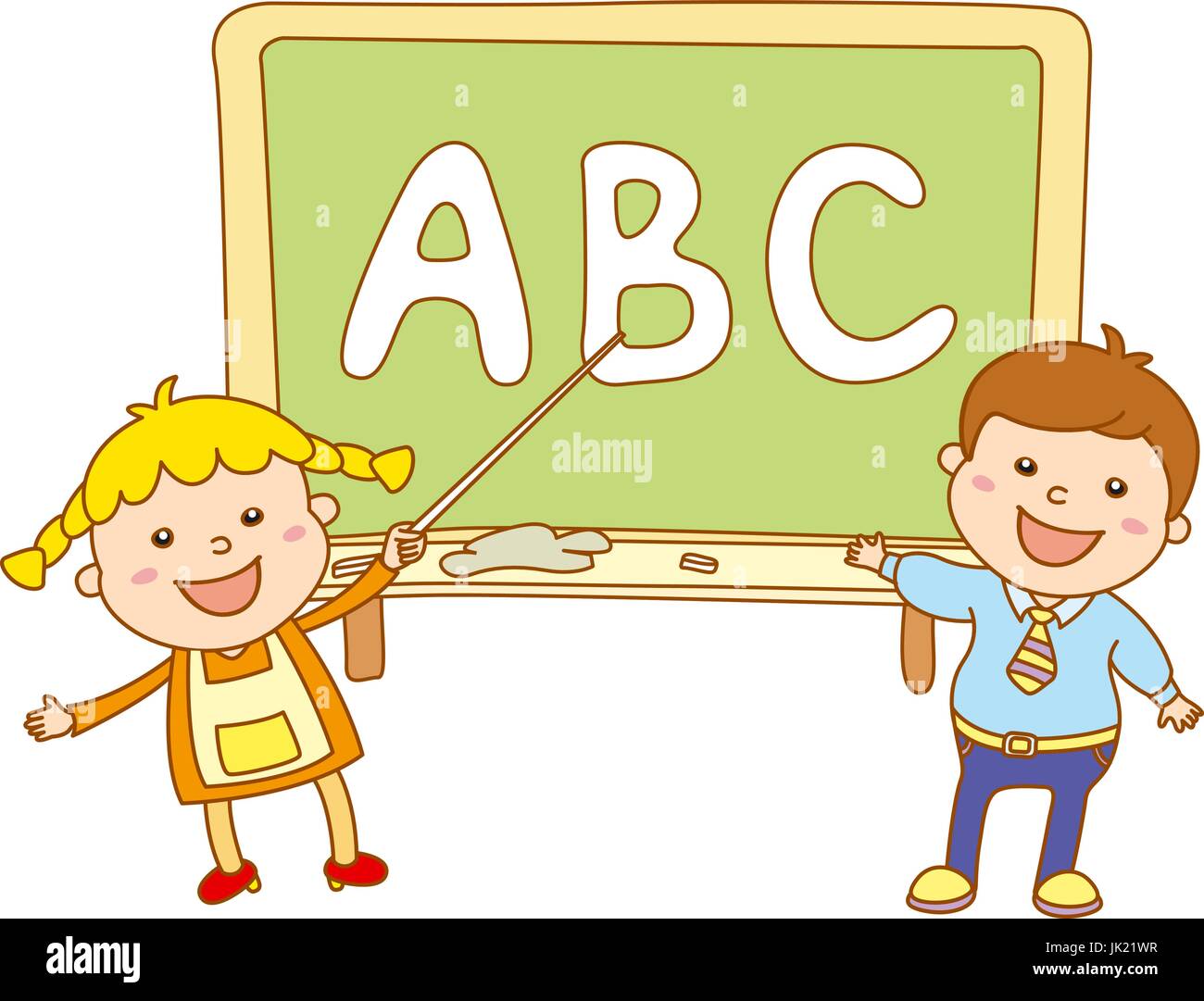 Illustration of Kids Holding Giant Letters abc Stock Vector Image & Art ...