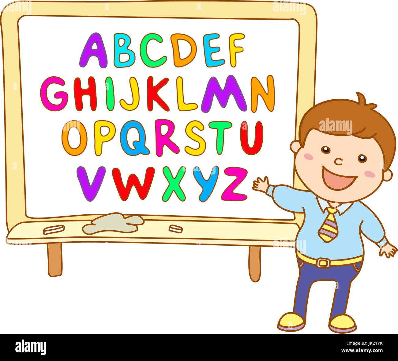 ABC for kids art alphabet illustration vector kids children fun Stock ...