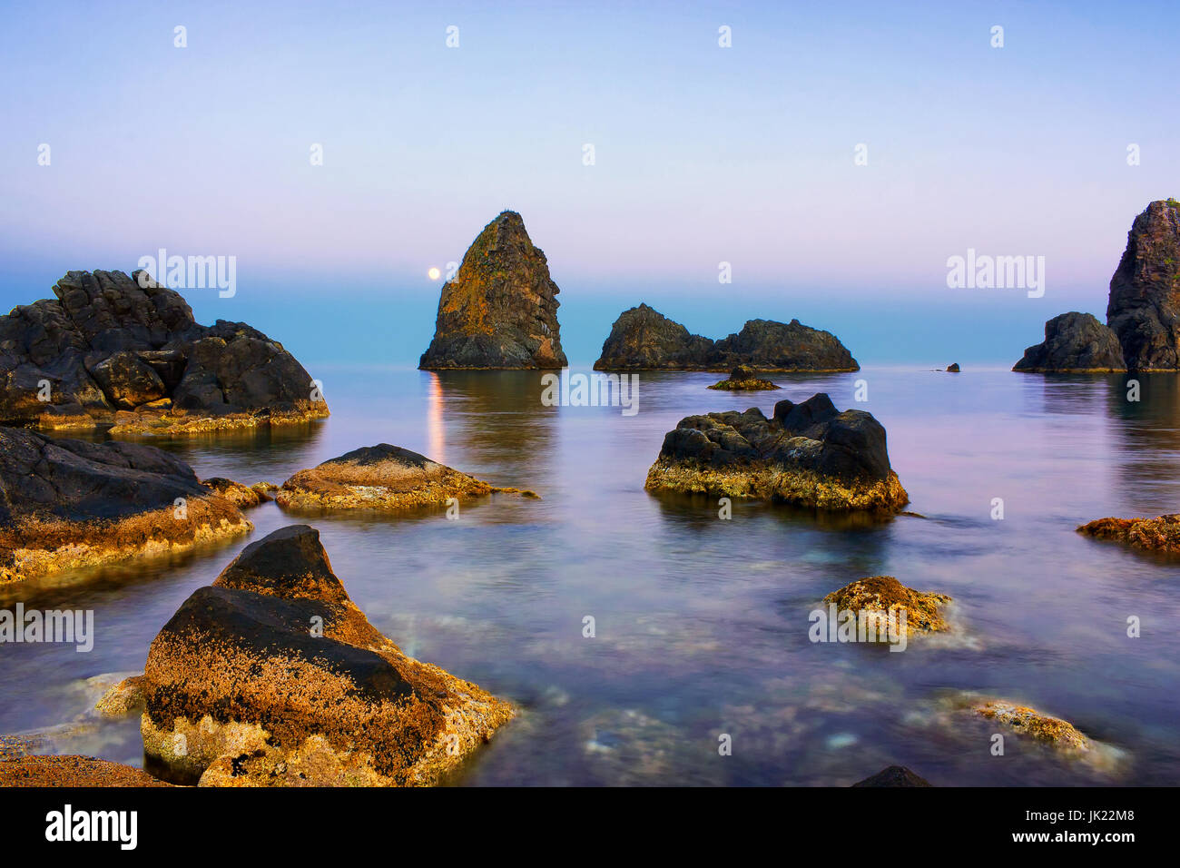 Faraglioni Rocks in Aci Trezza - Sicily (Italy Stock Photo - Alamy