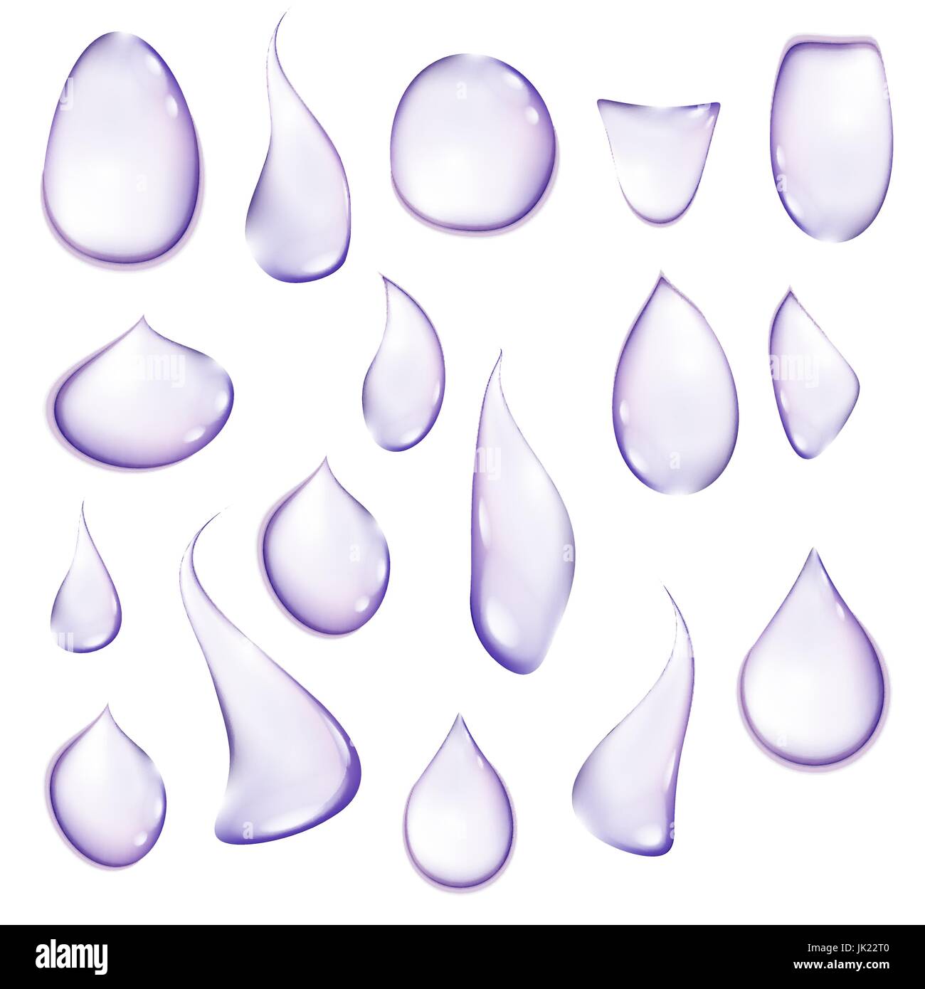 Seamless transparent water surface Cut Out Stock Images & Pictures - Alamy