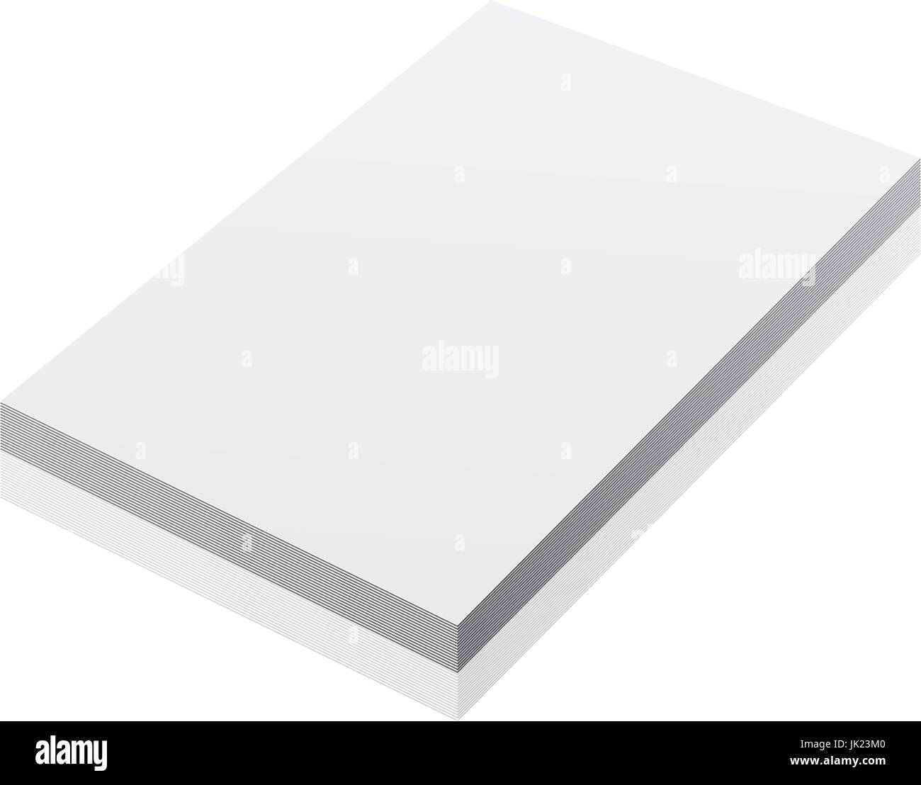 blank realistic notepad notebook isolated on white vector art Stock ...
