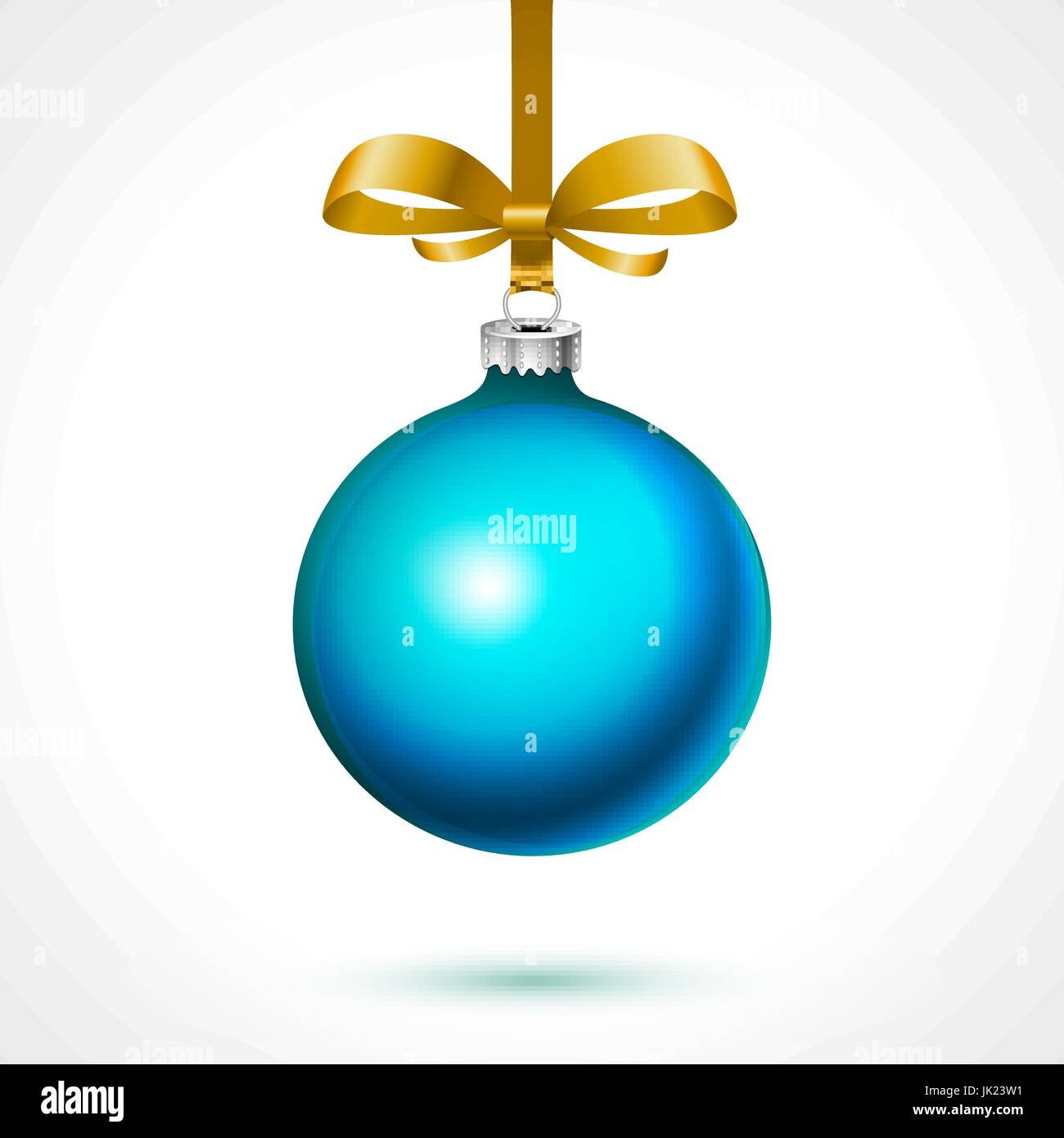 Vector illustration of cool blue Christmas decoration Stock Vector ...