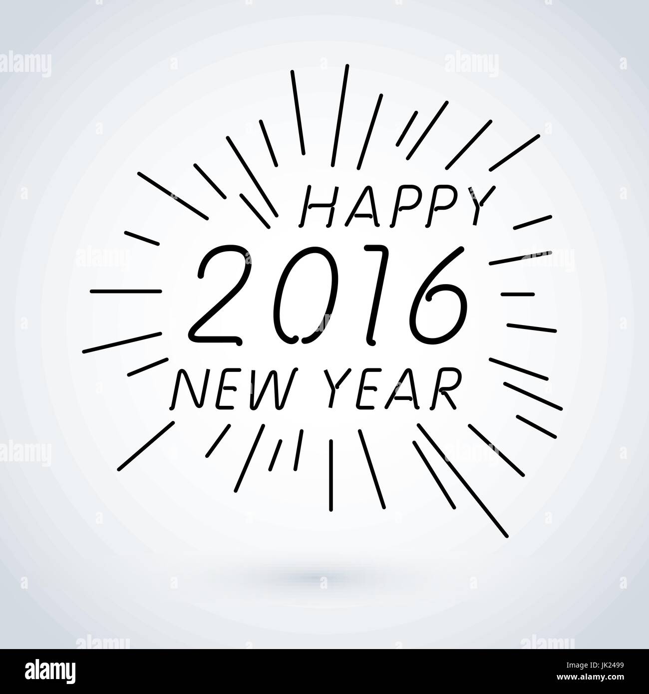 HAPPY NEW YEAR hand lettering, vector (eps8) art Stock Vector Image ...