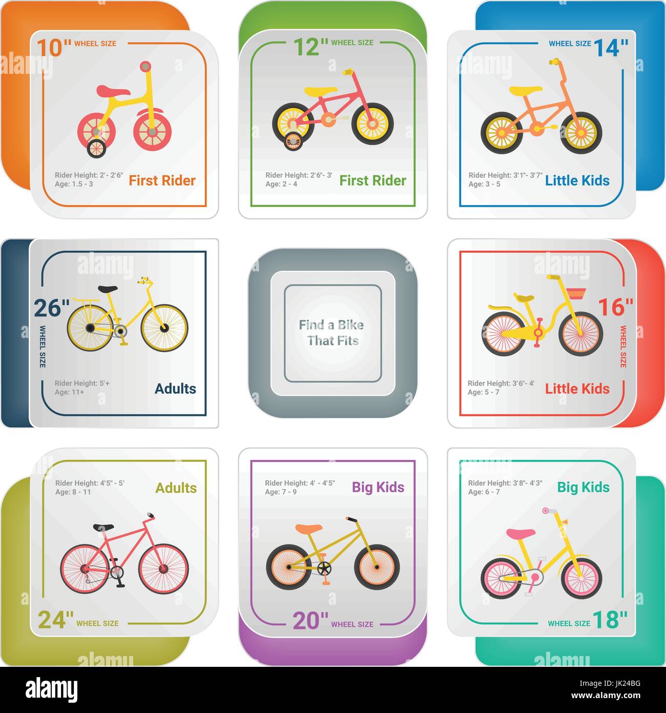 Bicycle Infographics Isolated On A White Background. Vector ...