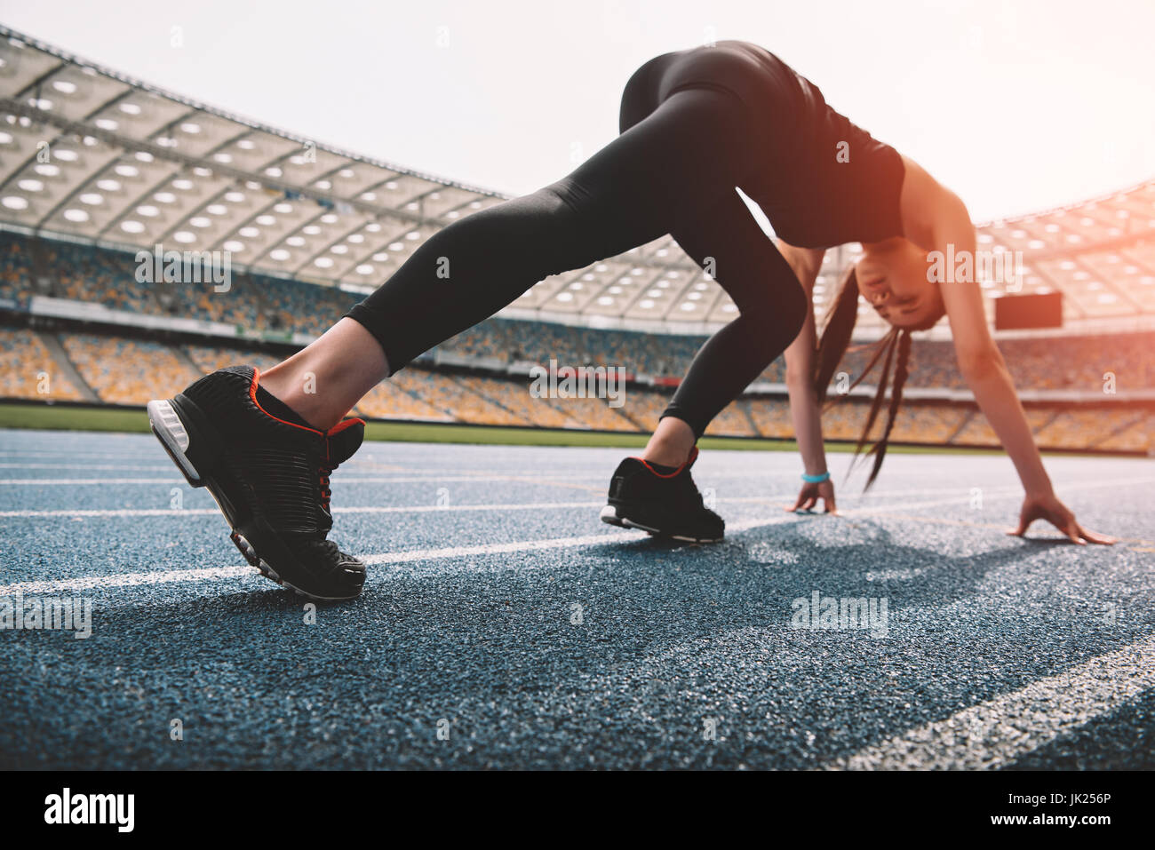 Athletic position hi-res stock photography and images - Alamy