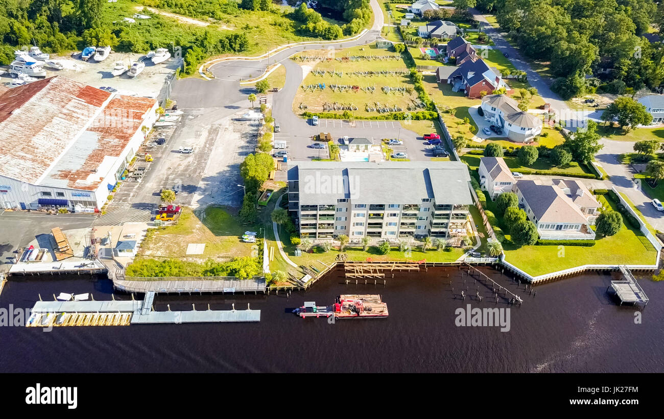 Intercoastal waterway aerial hi-res stock photography and images - Alamy