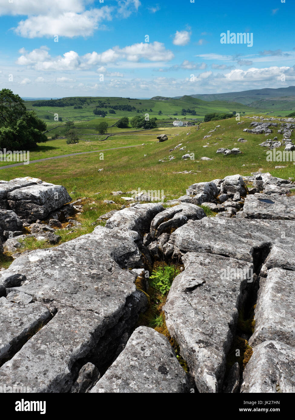 Limestone Pavement at Winskill Stones near Stainforth Ribblesdale ...