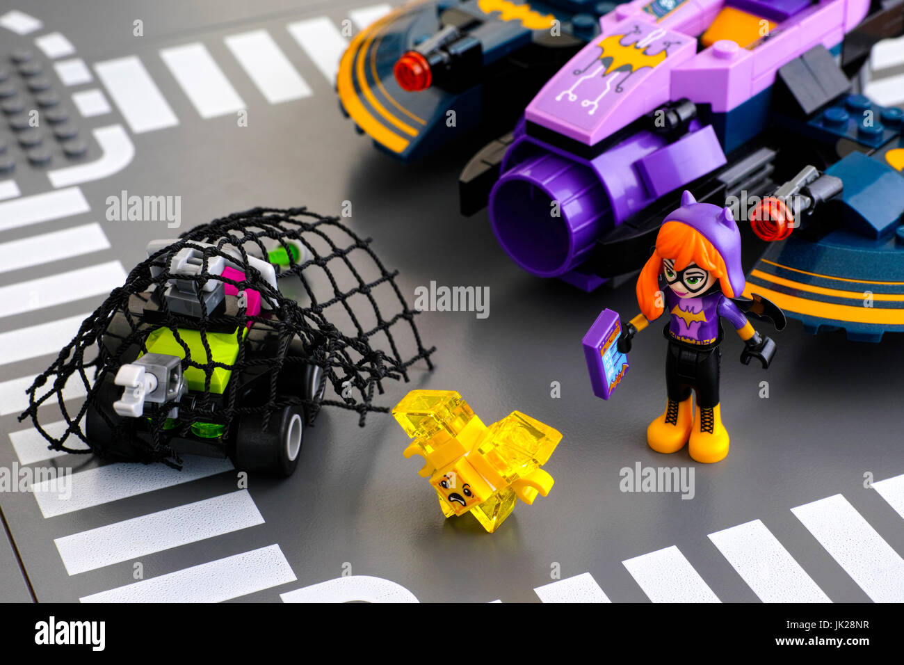 Tambov, Russian Federation - March 04, 2017 Lego DC Super Hero Girls ...