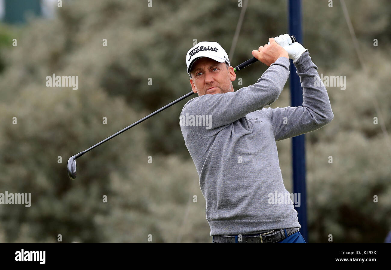 England's Ian Poulter during day two of The Open Championship 2017 at ...
