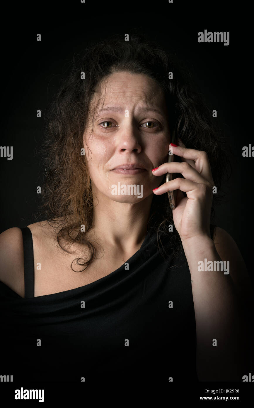 Scared woman trapped hi-res stock photography and images - Alamy