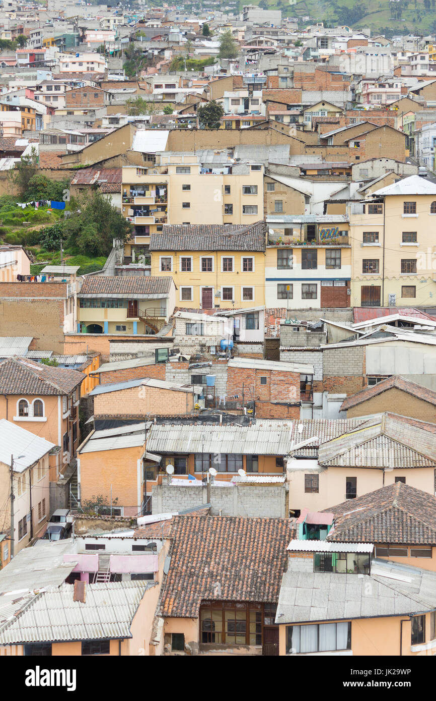 Beautiful view of Quito mixing new architecture with charming streets ...
