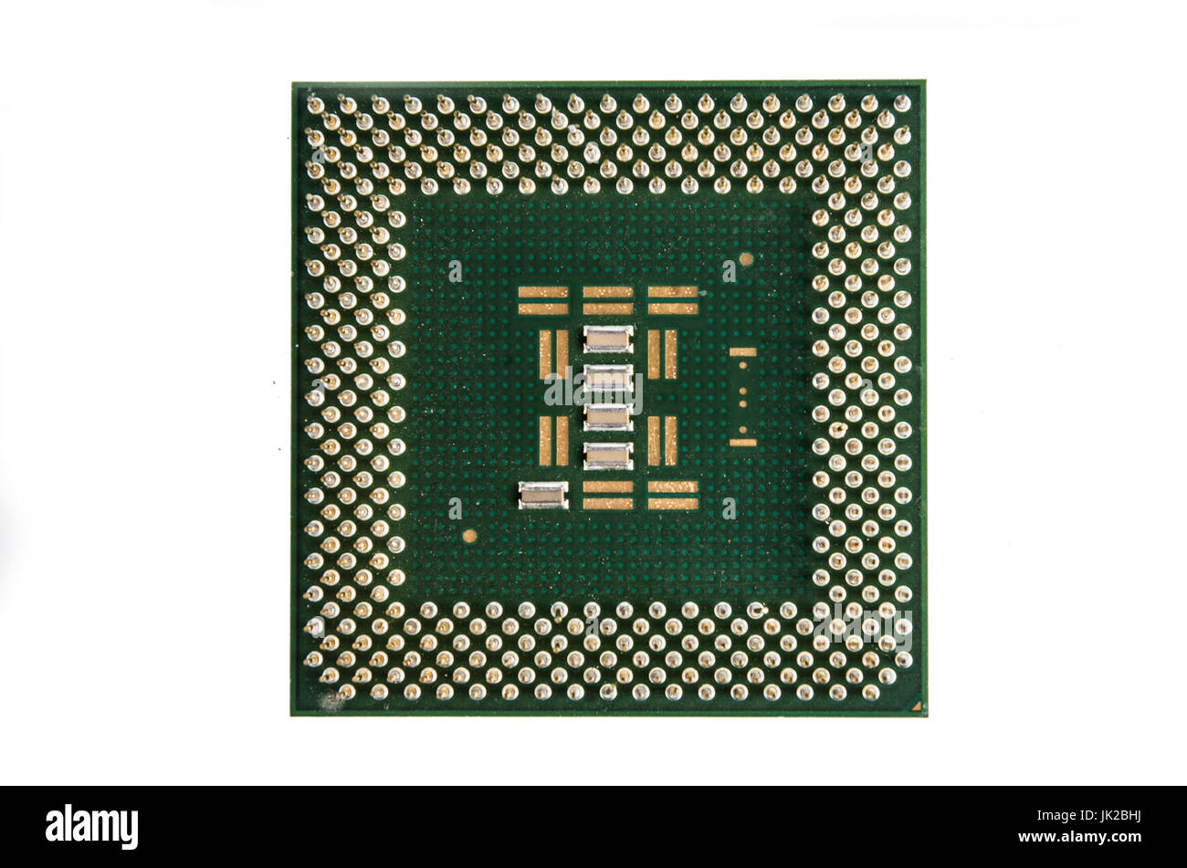 Central Processing Unit CPU isolated on white background Stock Photo ...