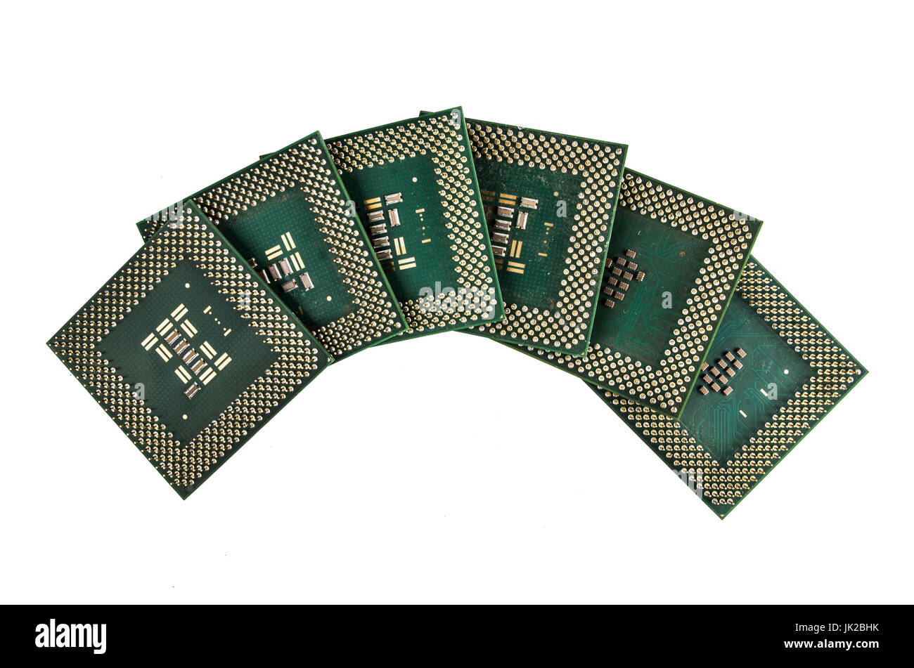 Central Processing Unit CPU isolated on white background Stock Photo ...