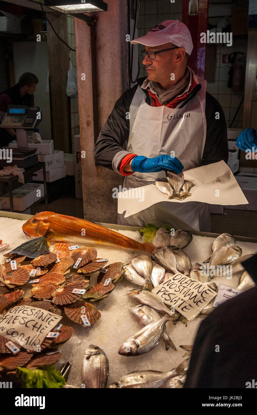 Butcher shop advertising horse meat in Venice Italy Stock Photo - Alamy
