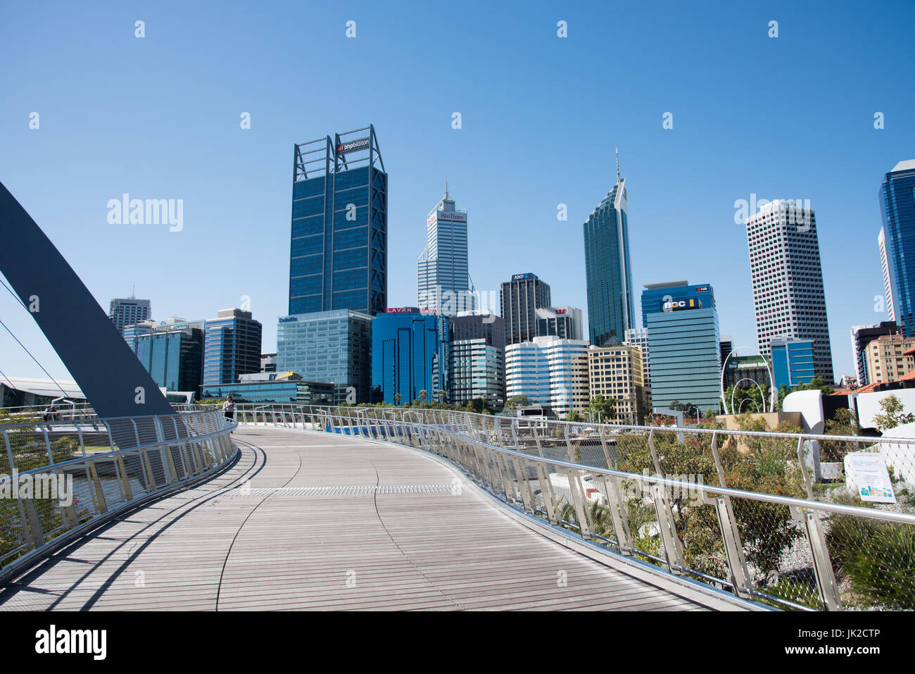 Perth,WA,Australia-November 17,2016: Tourists on the modern Elizabeth ...