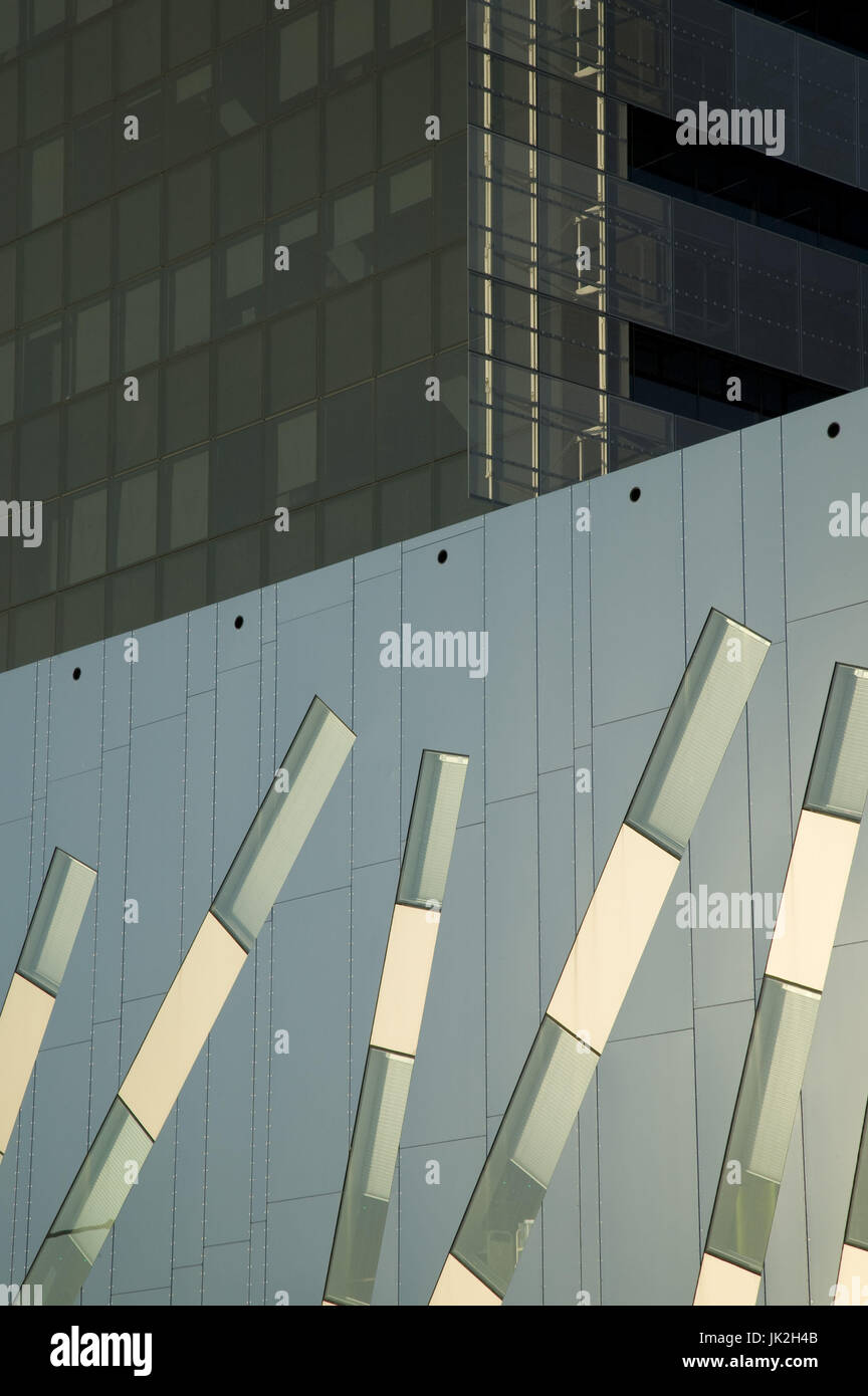 Australia, Queensland, Brisbane, Building Detail of the Brisbane Square ...