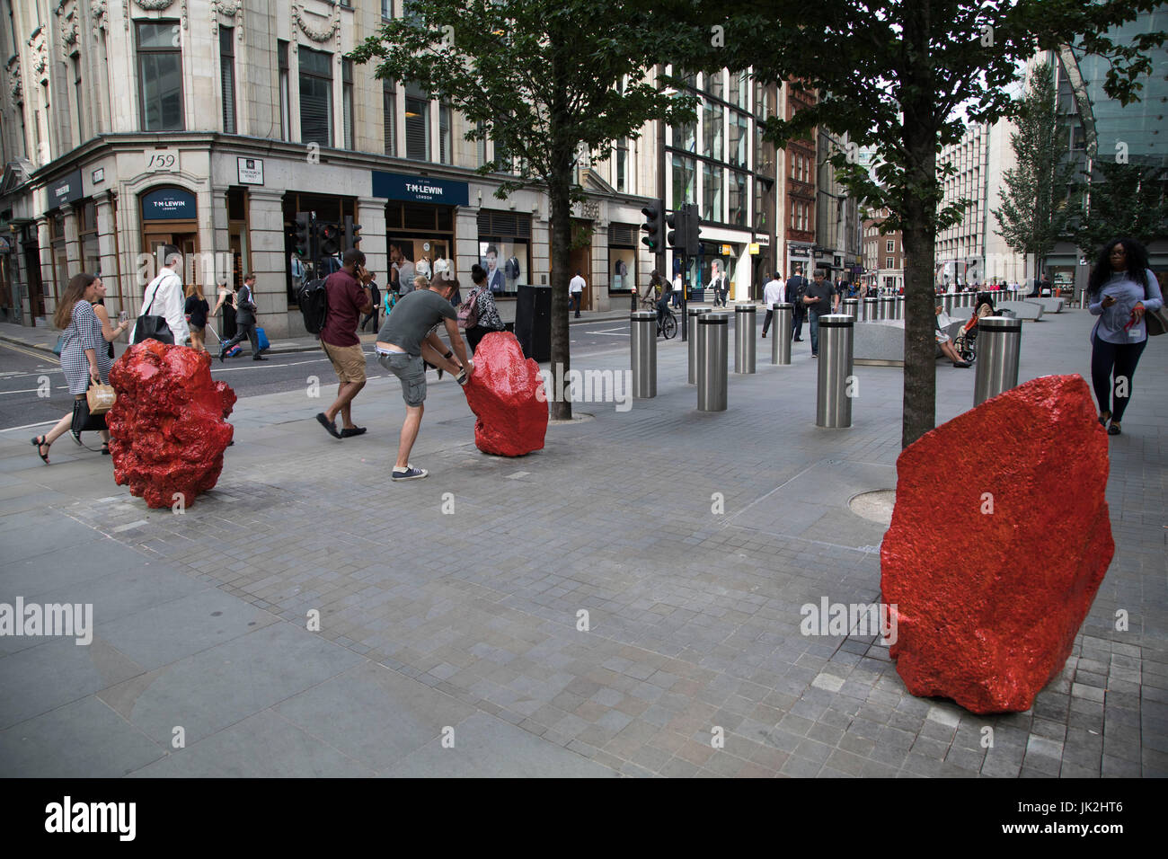 Sculpture in the City on July 17th 2017 in the City of London, England ...