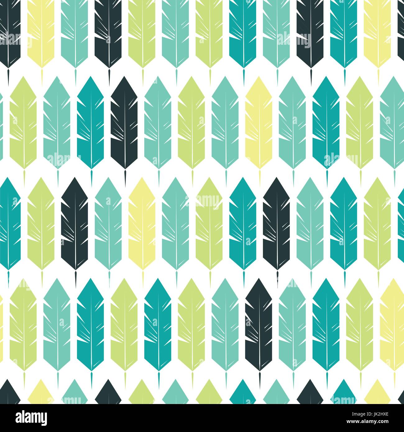 Seamless vector feather pattern. Colourful background Stock Vector ...