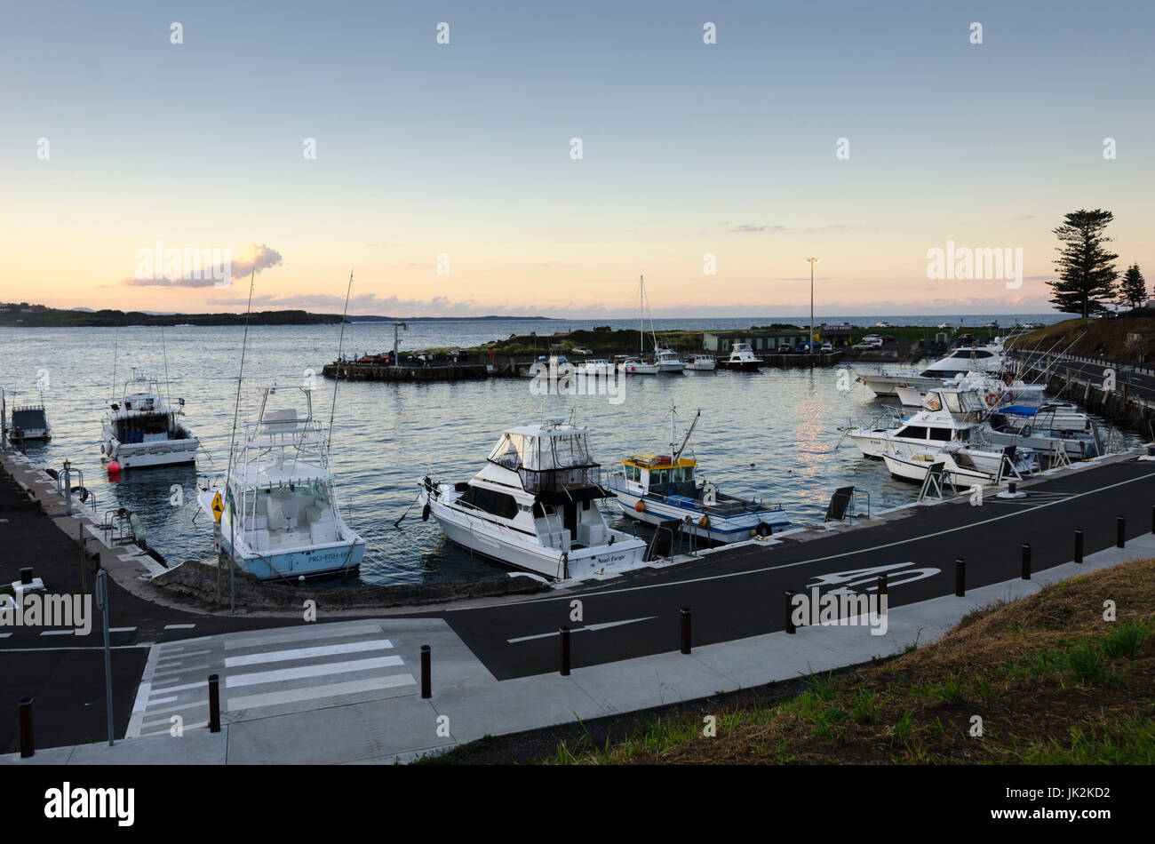 Boats in harbour, Kiama, New South Wales, Australia Stock Photo - Alamy