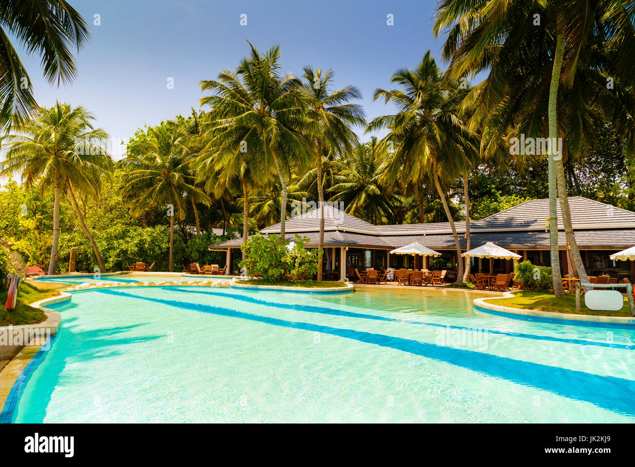 Exotic pool with a beautiful view overlooking ocean Stock Photo - Alamy