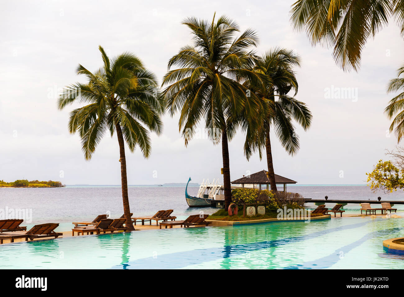 Exotic pool with a beautiful view overlooking ocean Stock Photo - Alamy