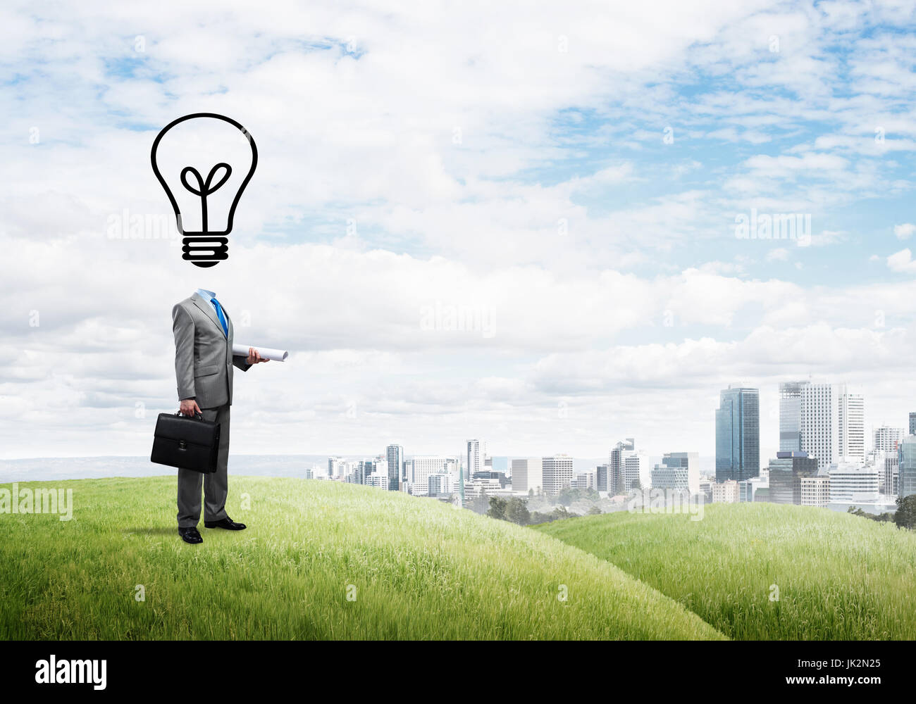 Man of creative ideas Stock Photo - Alamy