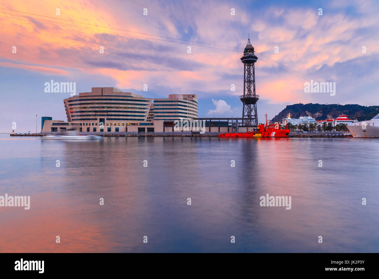 Marina Port Vell Sunset High Resolution Stock Photography and Images ...