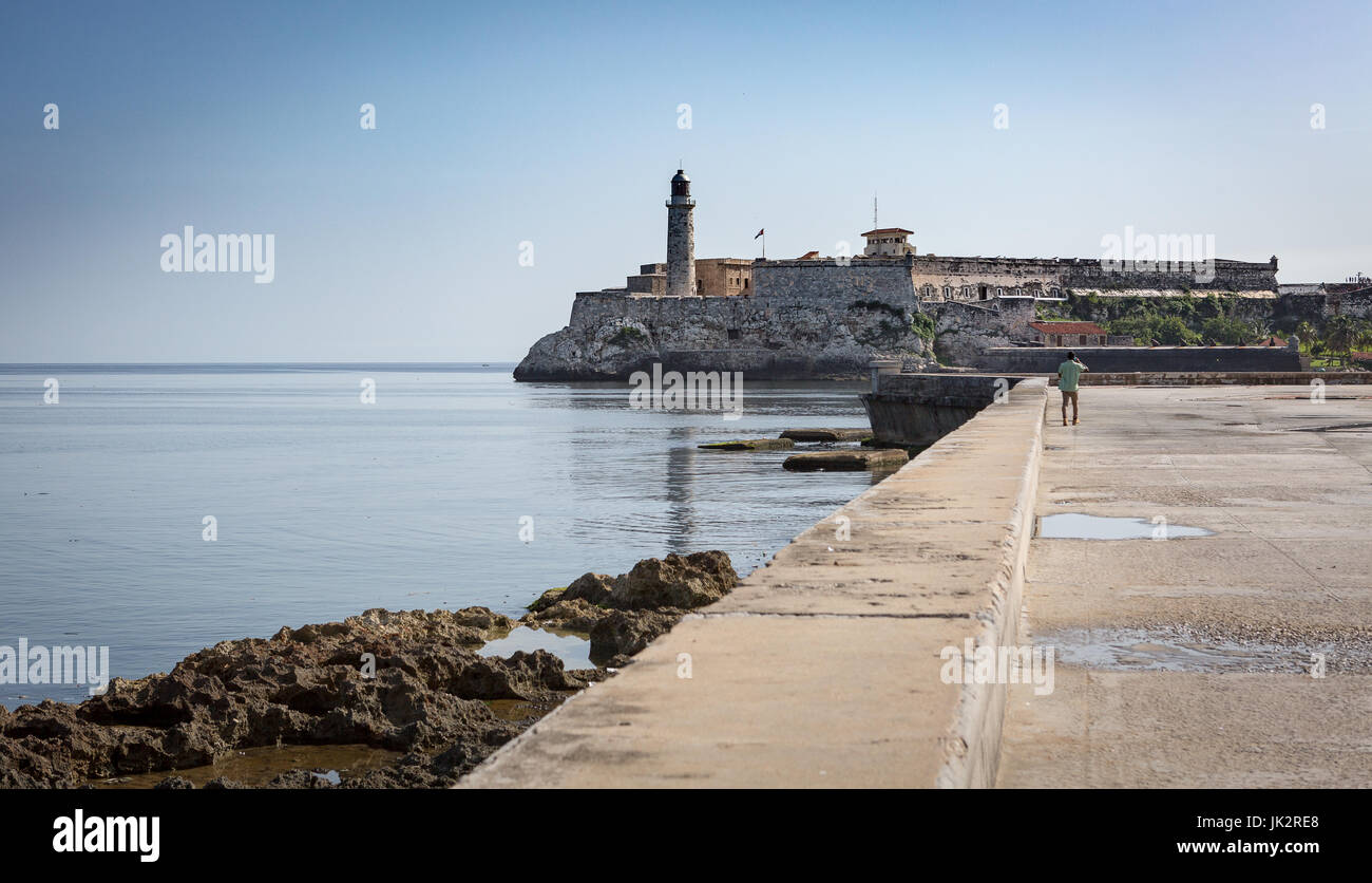 Havana Sea wall in Cuba Stock Photo - Alamy