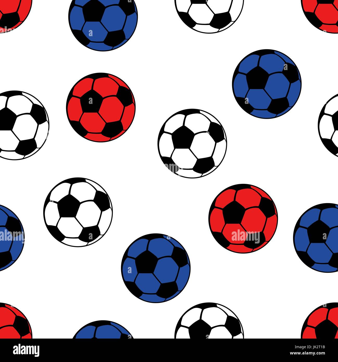 Repeating soccer balls Stock Vector Images - Alamy