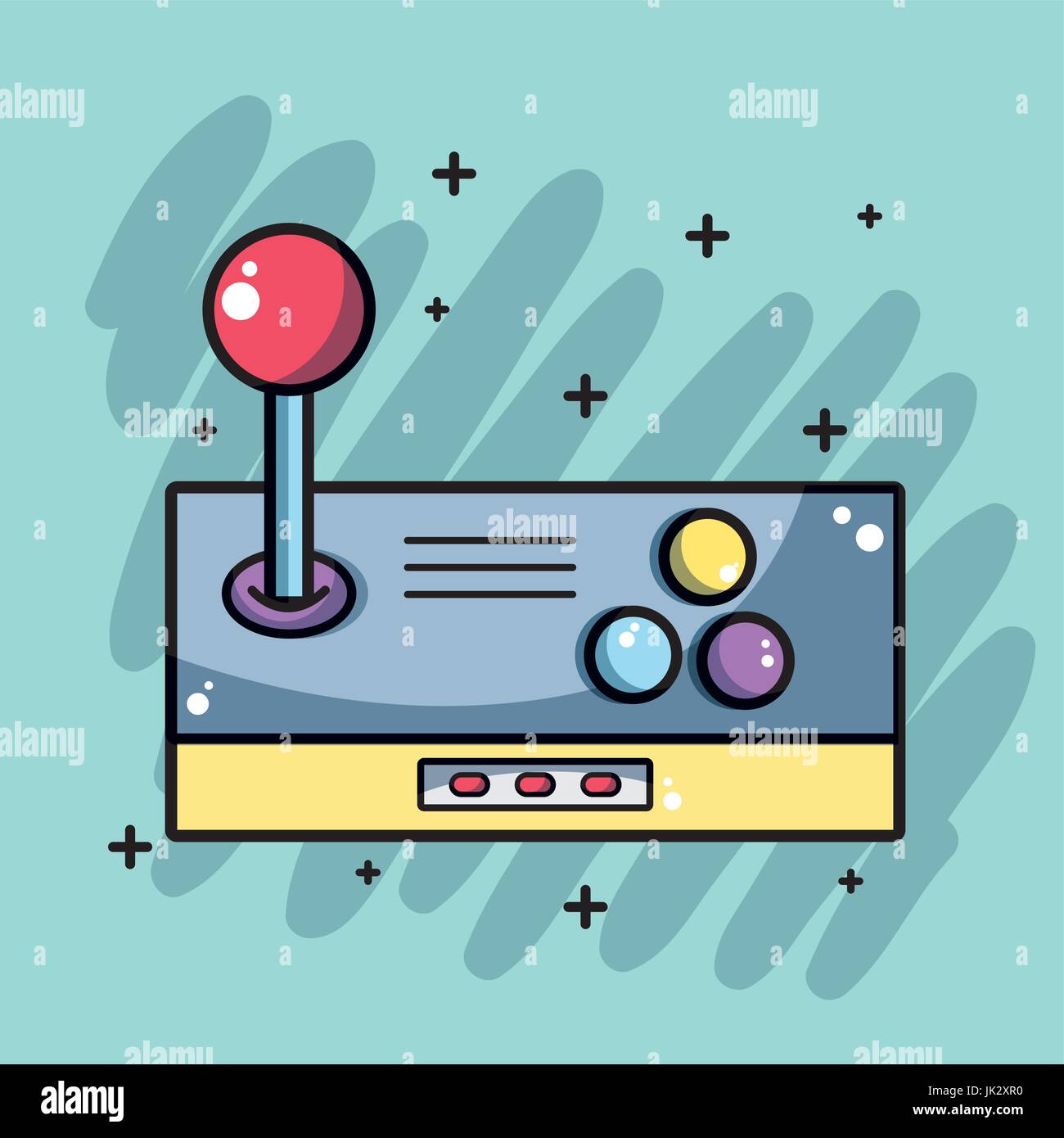 technology videogame simulator console to game Stock Vector Image & Art ...