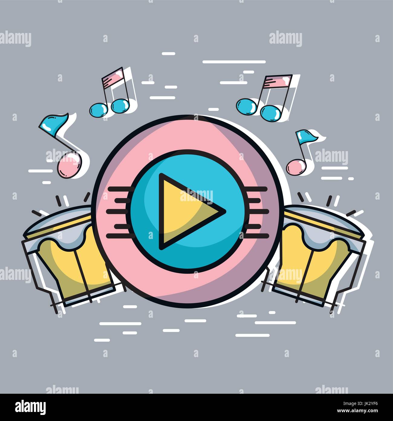 music elements to play harmony rhythm Stock Vector Image & Art - Alamy