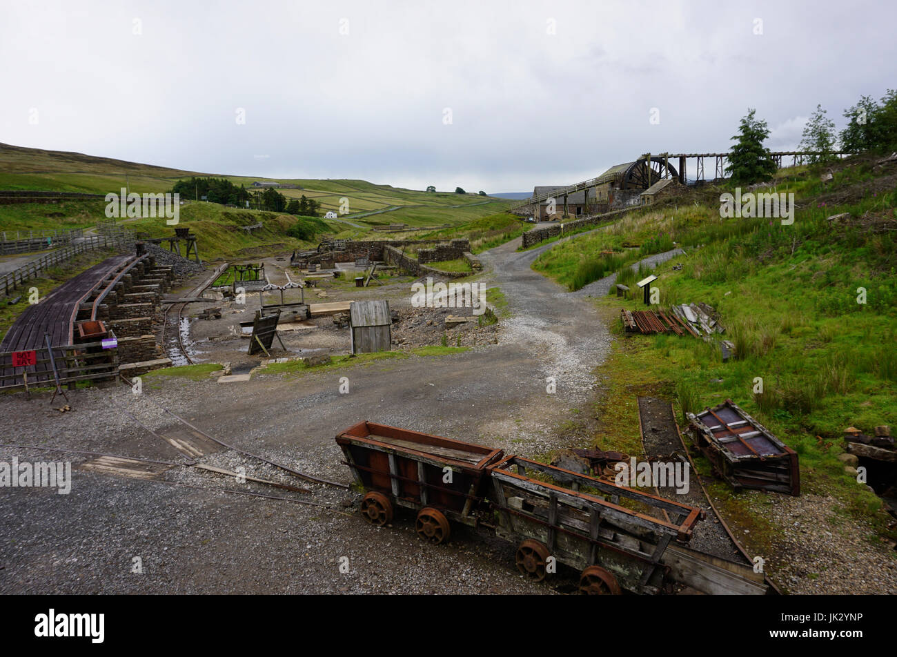 Water Mill Killhope Lead Mining Museum Stock Photo - Alamy