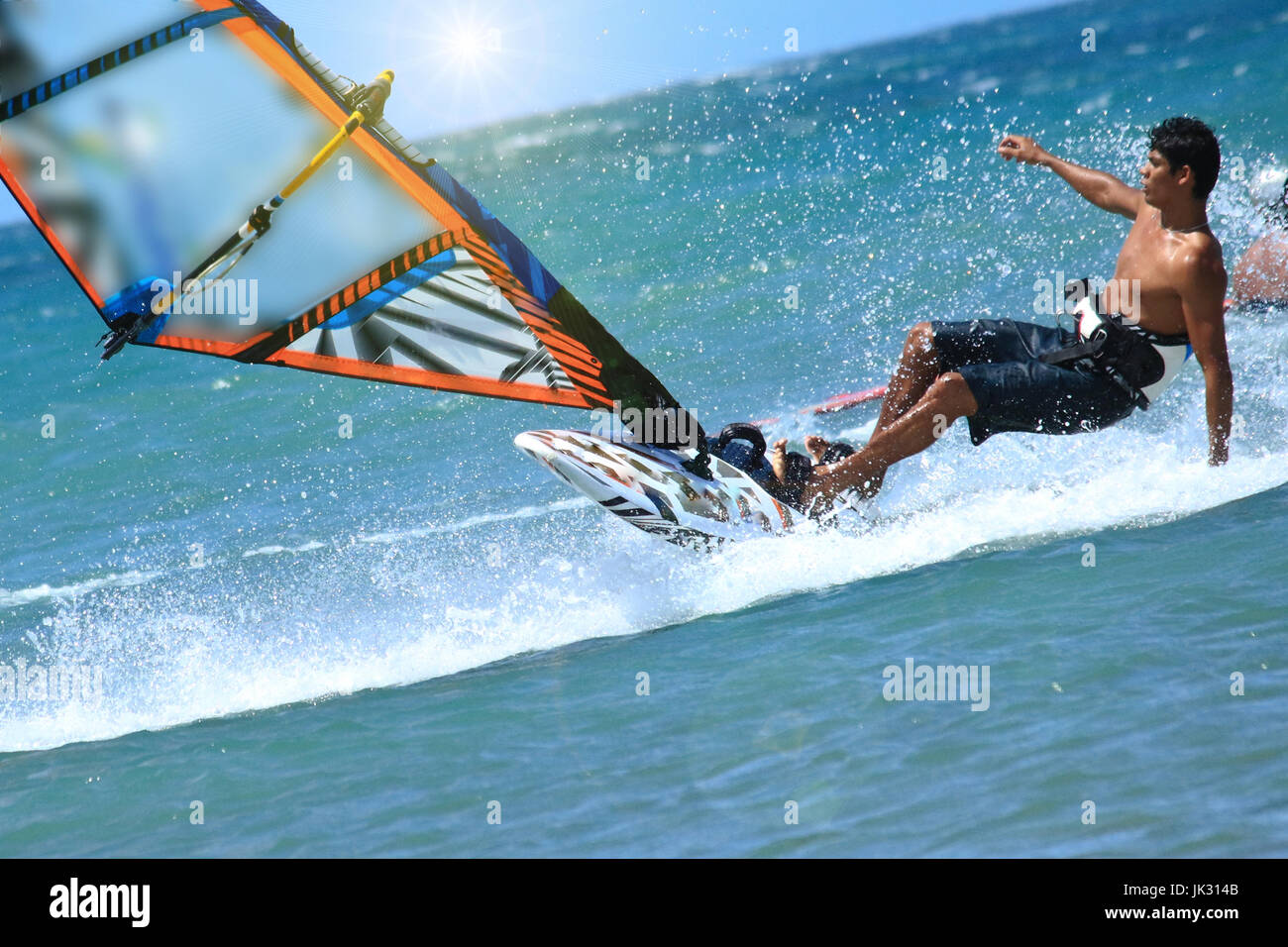 Windsurf training hi-res stock photography and images - Alamy