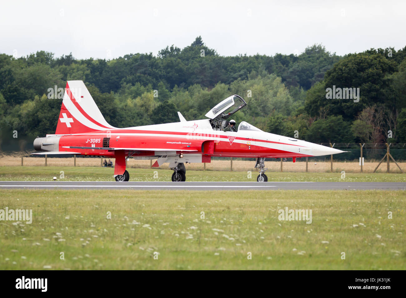 The Patrouille Suisse Display Team of the Swiss Air Force display at ...