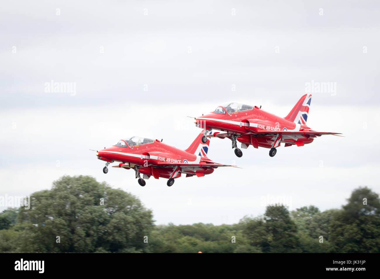 RAF Display Team the Red Arrows Fairford International Air Tattoo 2017 ...