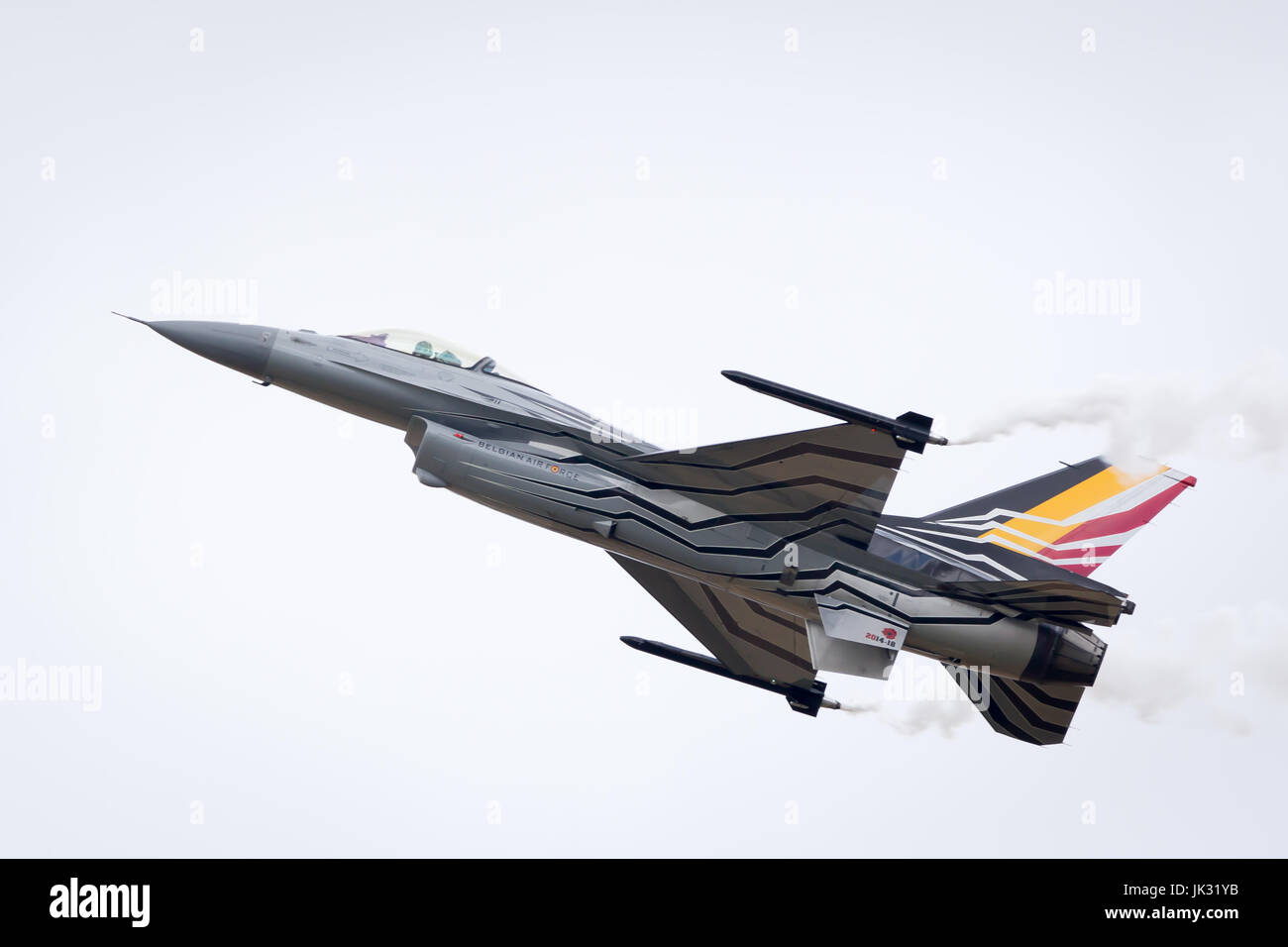 Belgian Air Force Lockheed Martin General Dynamics F-16 Fighting Falcon ...