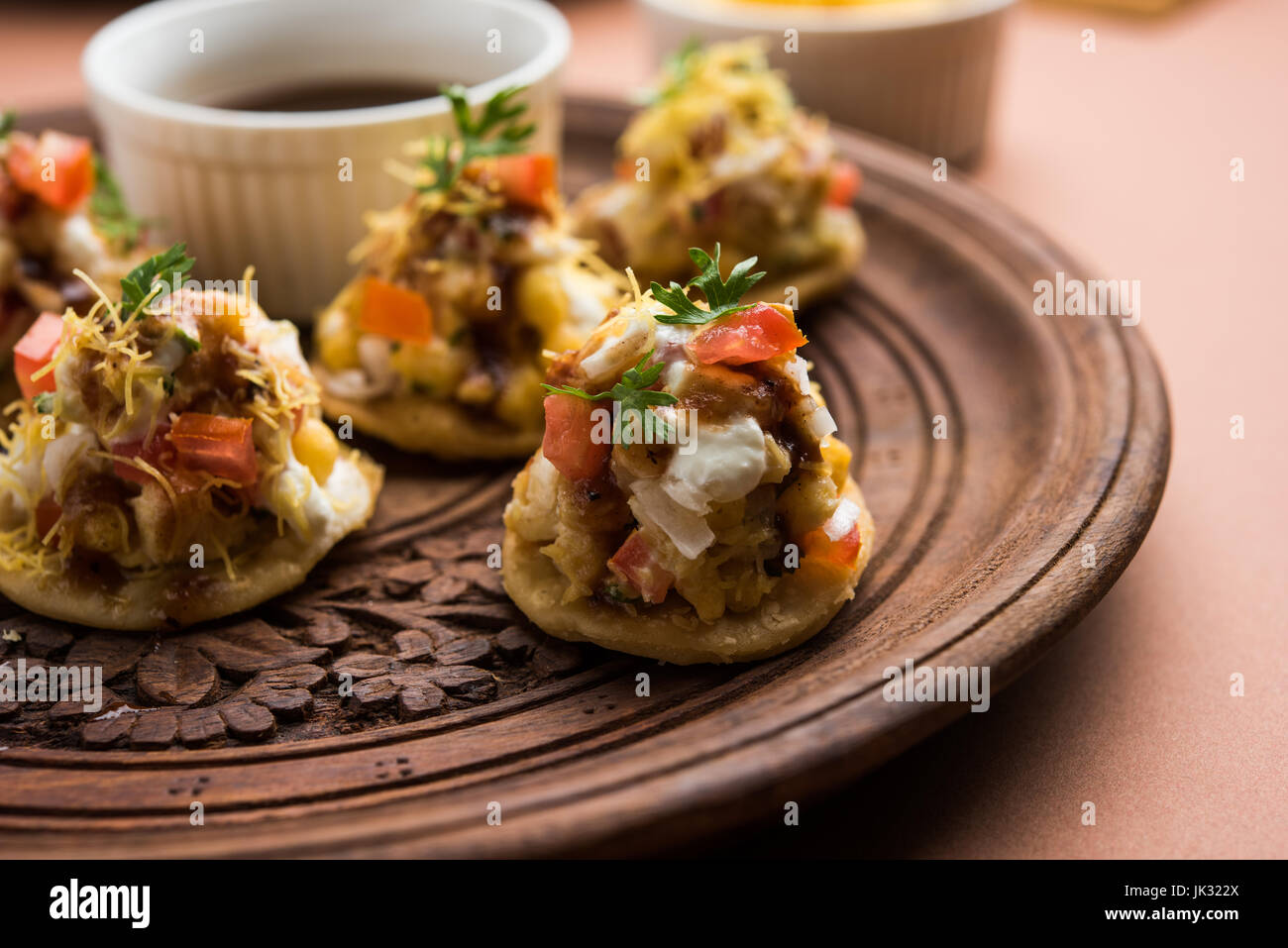 Sev Btata Puri / sev puri / papdi chat - popular indian snacks item ...
