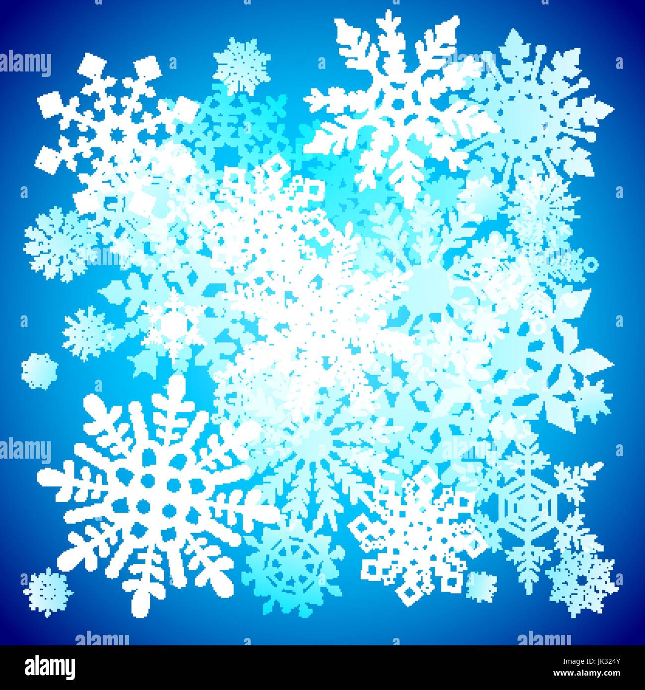 Seamless winter background with snowflakes art Stock Vector Image & Art ...