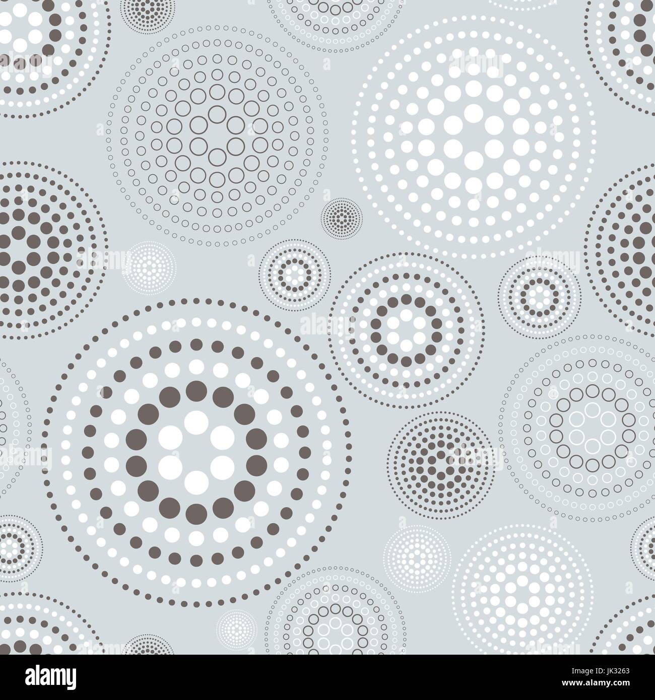 Abstract seamless background made of set of rings, vector illustration ...