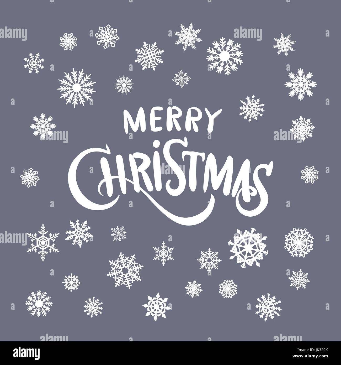 Merry Christmas Lettering art vector, text, decorative Stock Vector ...