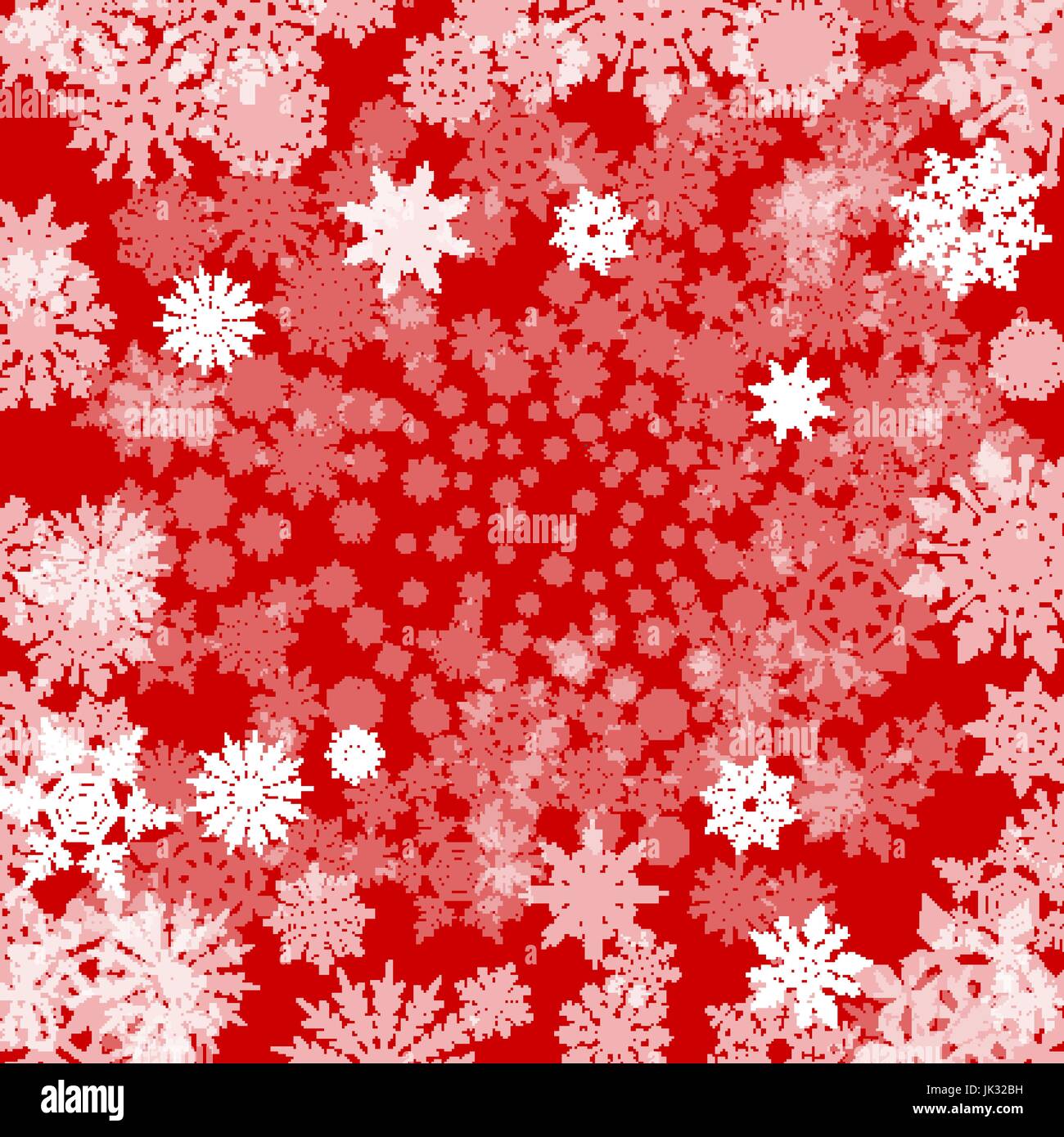 vector red background with snowflakes art Stock Vector Image & Art - Alamy