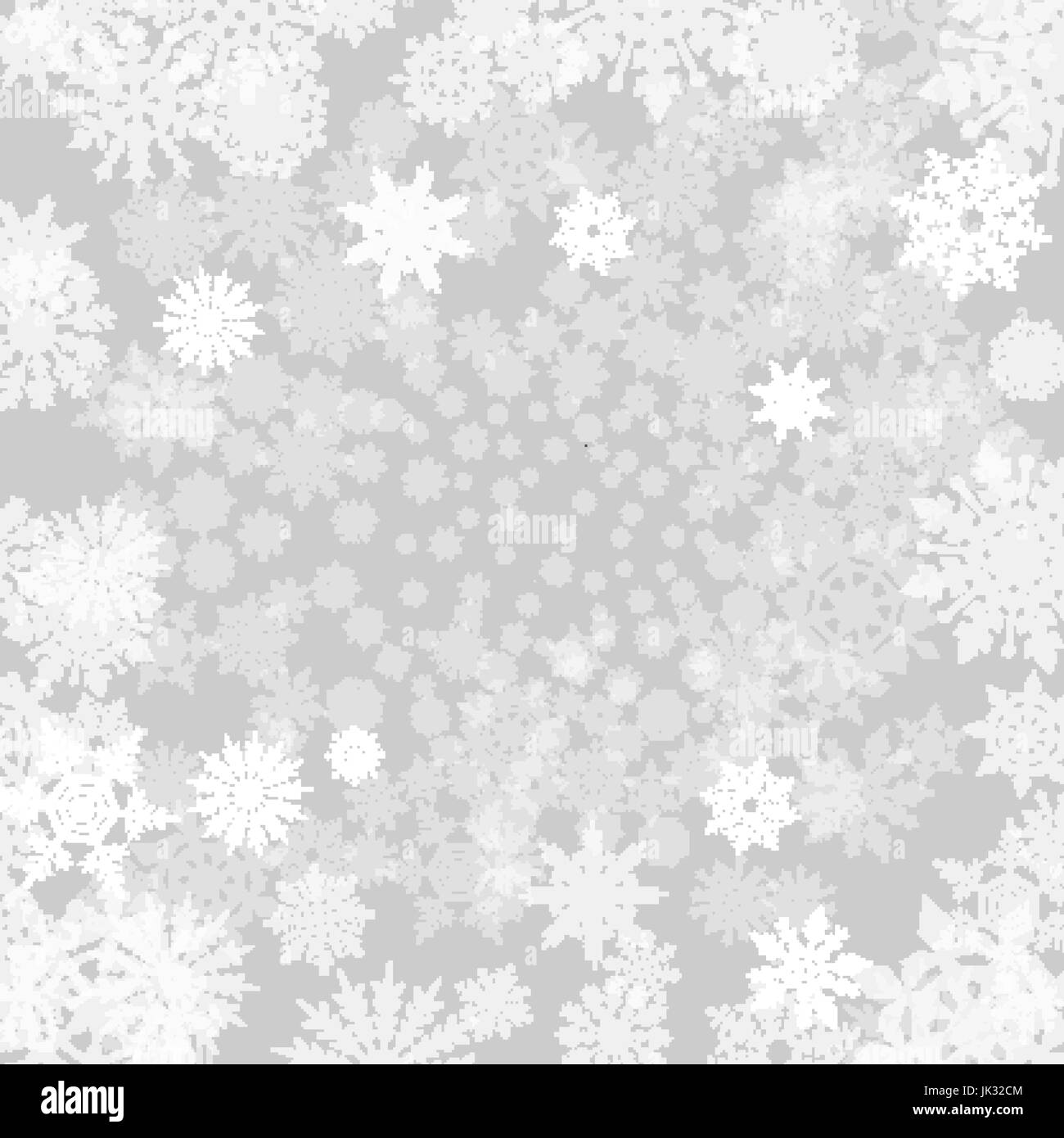 Winter grey background with snowflakes. Vector paper illustration.art ...