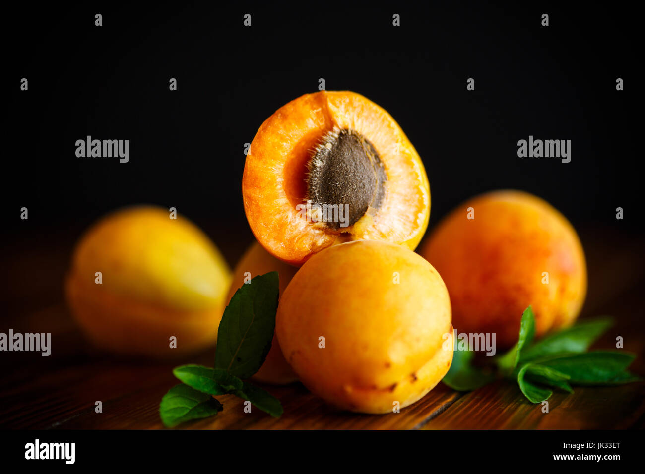Fresh sweet apricots Stock Photo - Alamy