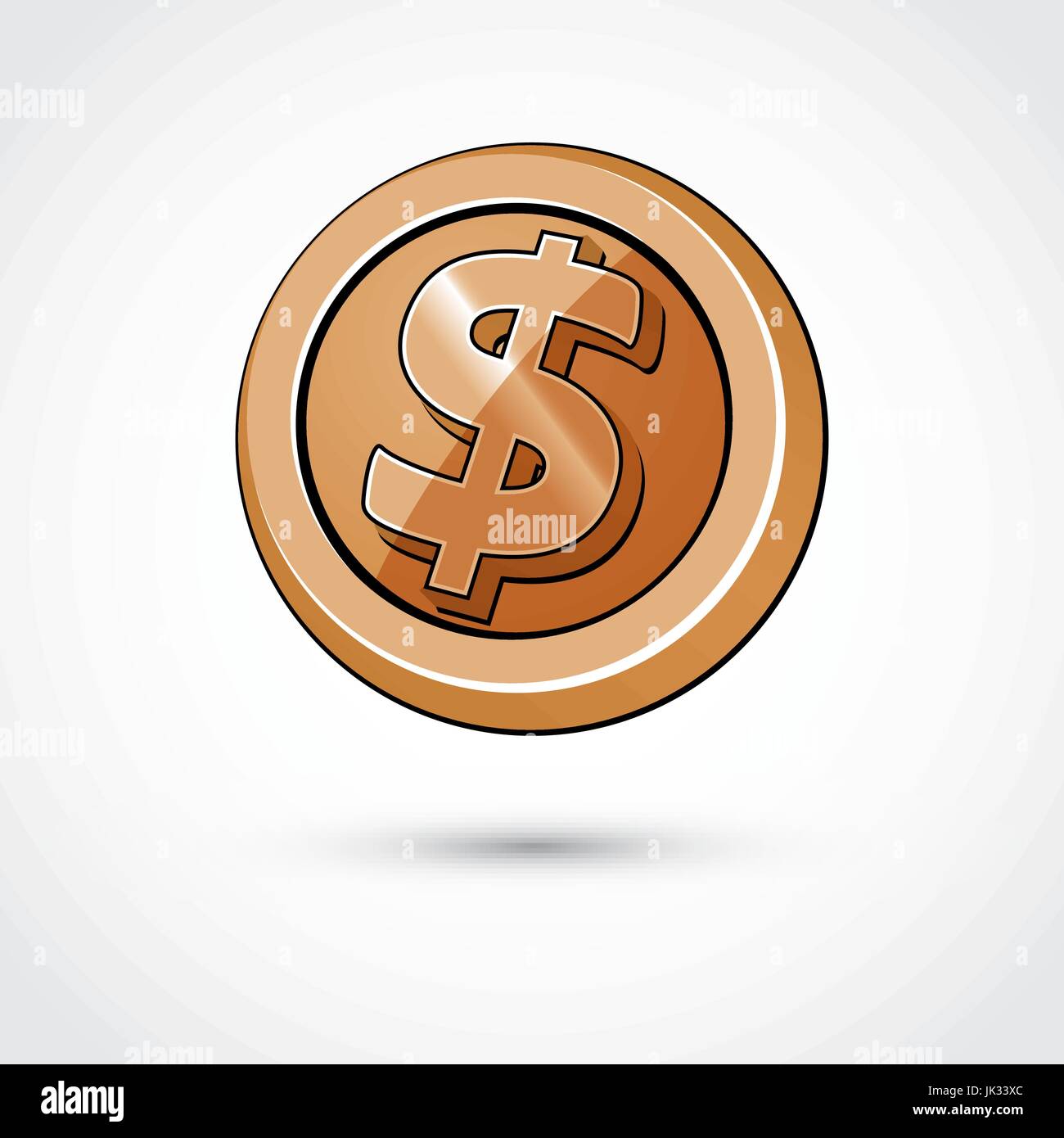 Coin scratch Stock Vector Images - Alamy