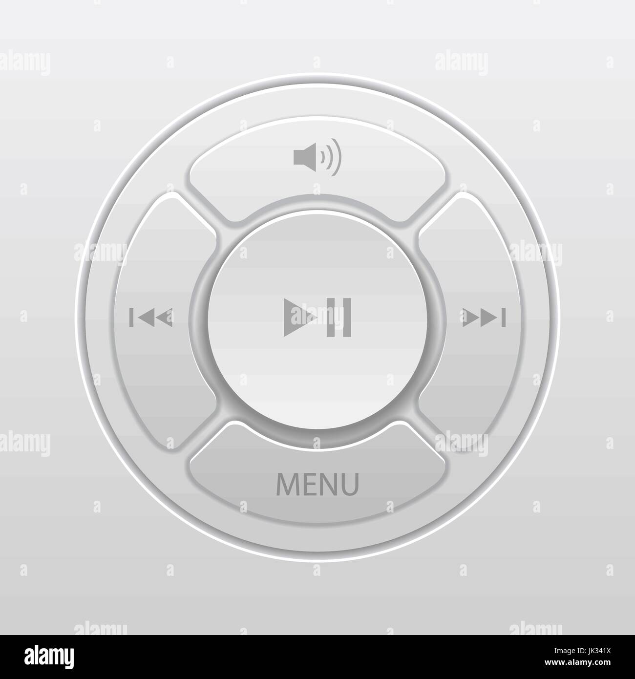 Vector interface design elements music player icons Stock Vector Image ...