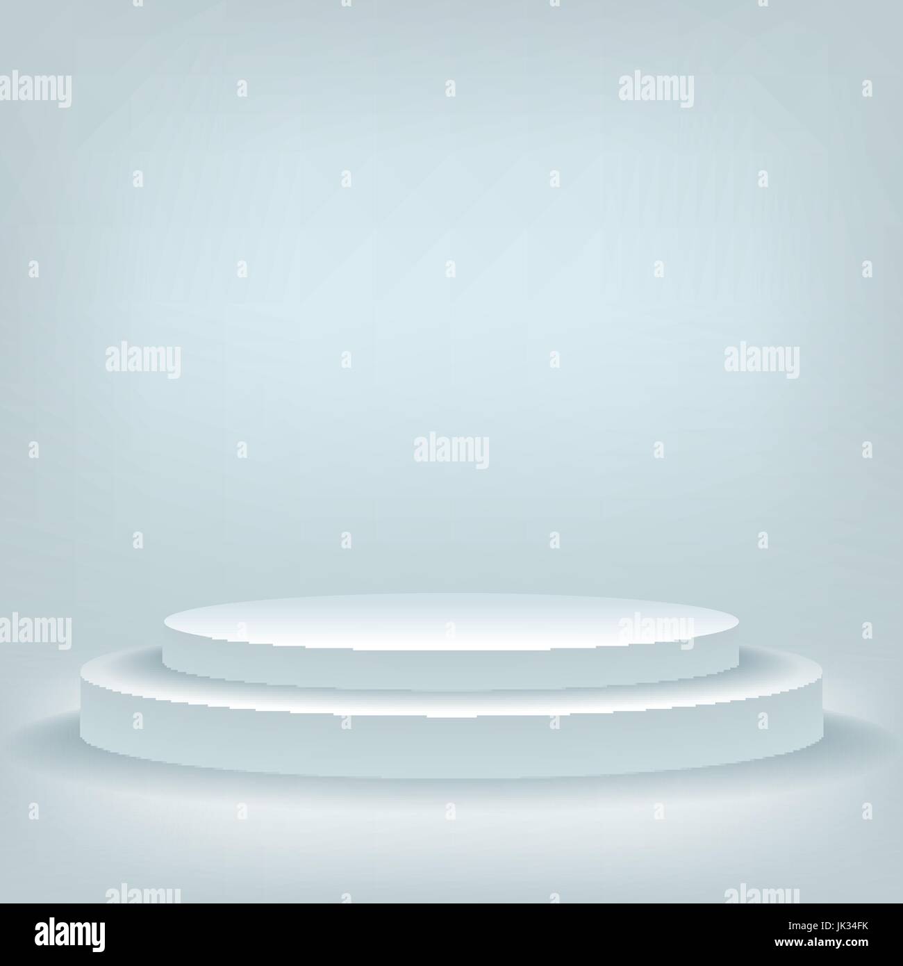 A 3d illustration of blank template layout of white empty musical ...