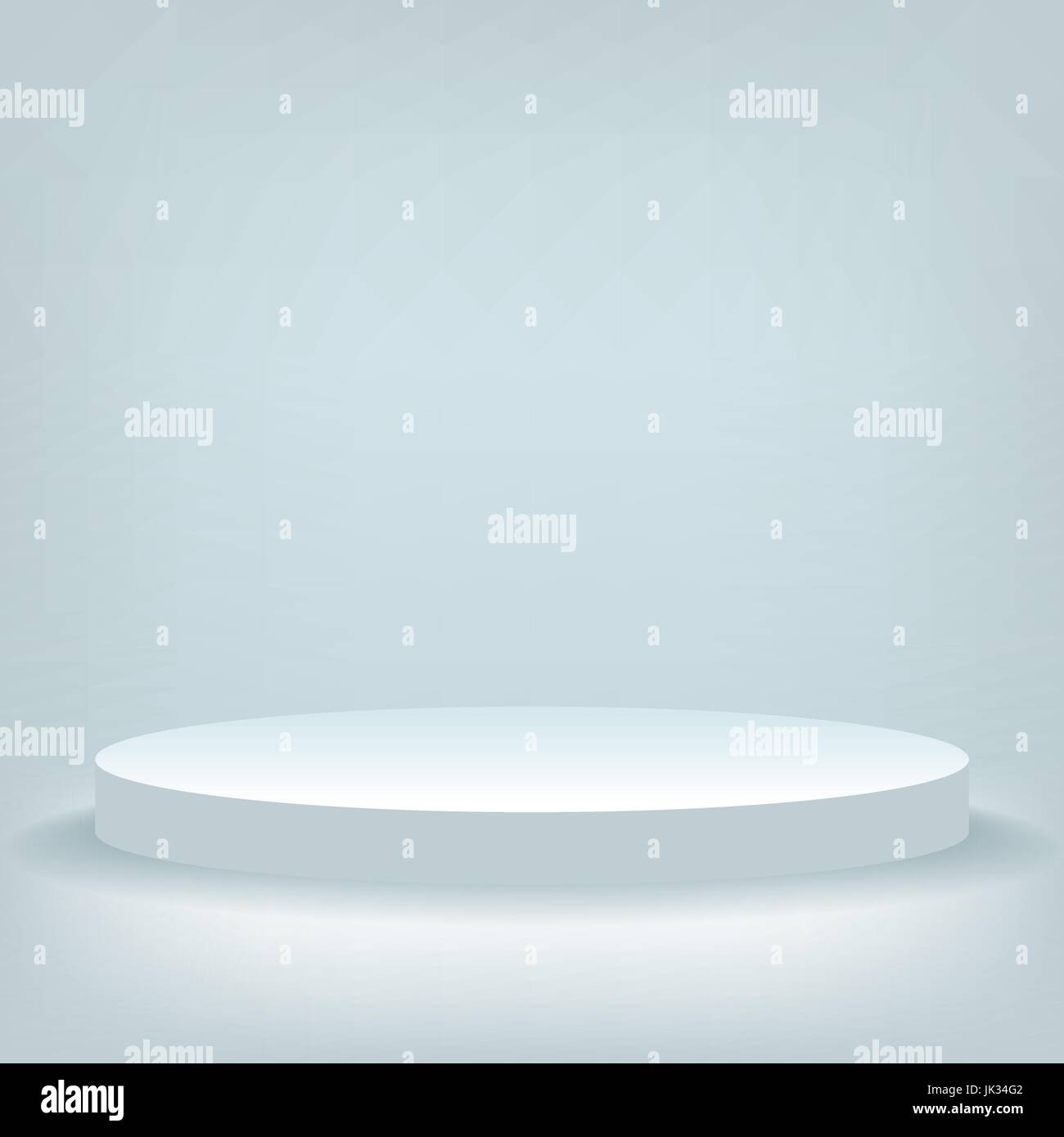 A 3d illustration of blank template layout of white empty musical ...