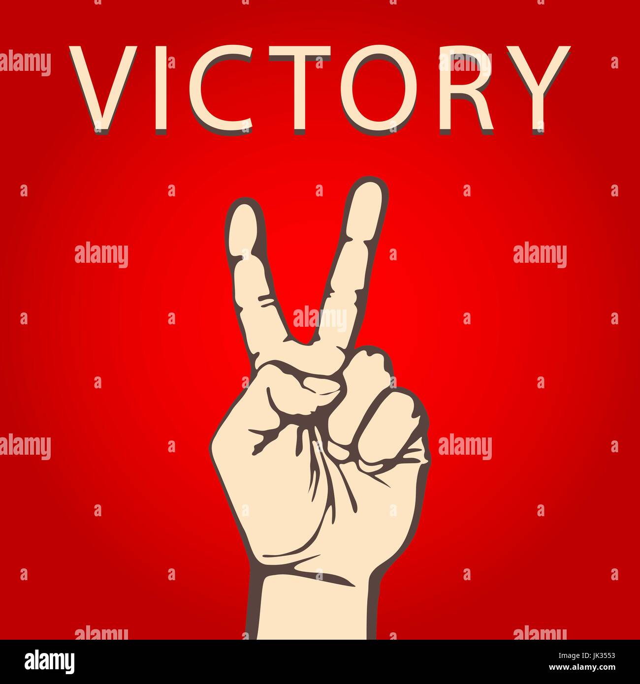 Victorious youth Stock Vector Images - Alamy